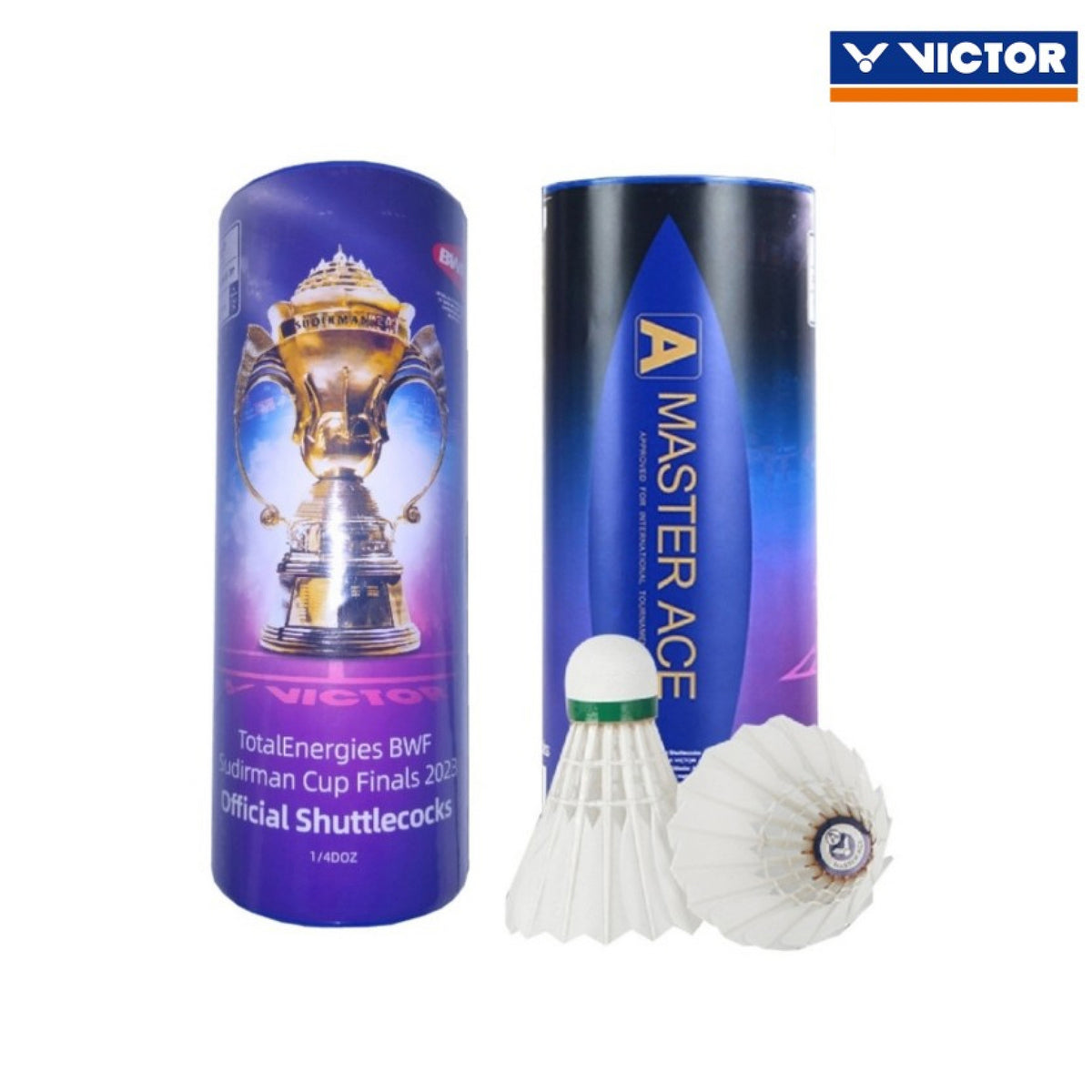 VICTOR MASTER ACE BWF Shuttlecocks – e78shop